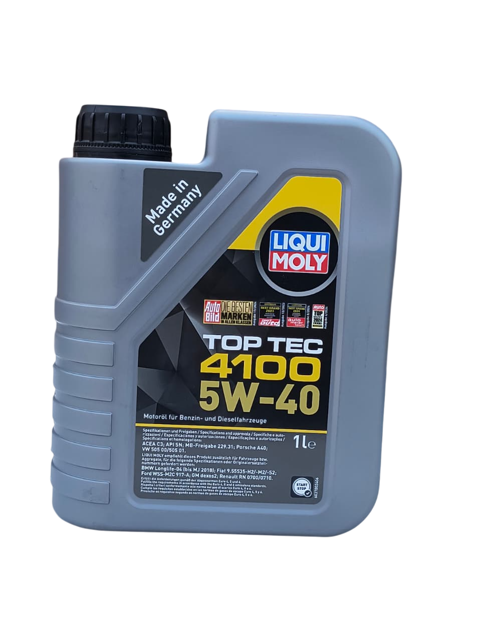 Liqui Moly Top Tec 4100 5w-40 | Aceite de motor - QT 1 Lt. | El Paisa Motor